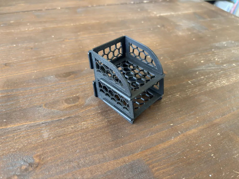 Card draw/discard tray Double Decker kit Mini - Free 3D Print Model ...