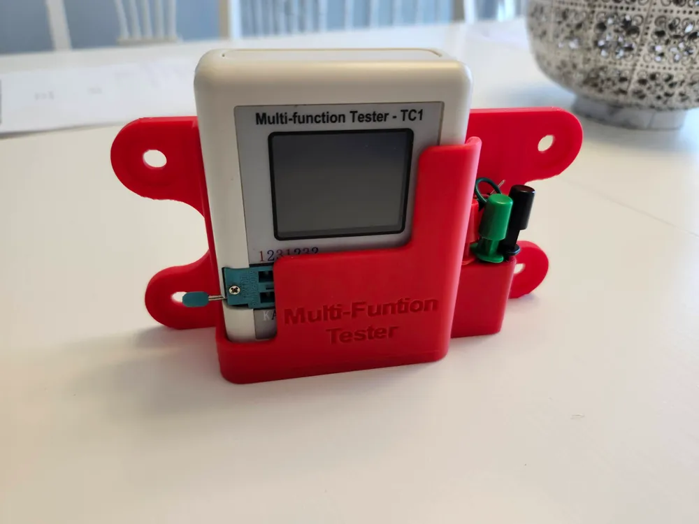 Pegboard Multi-Function Tester TC1 Holder by GTMan002 - MakerWorld