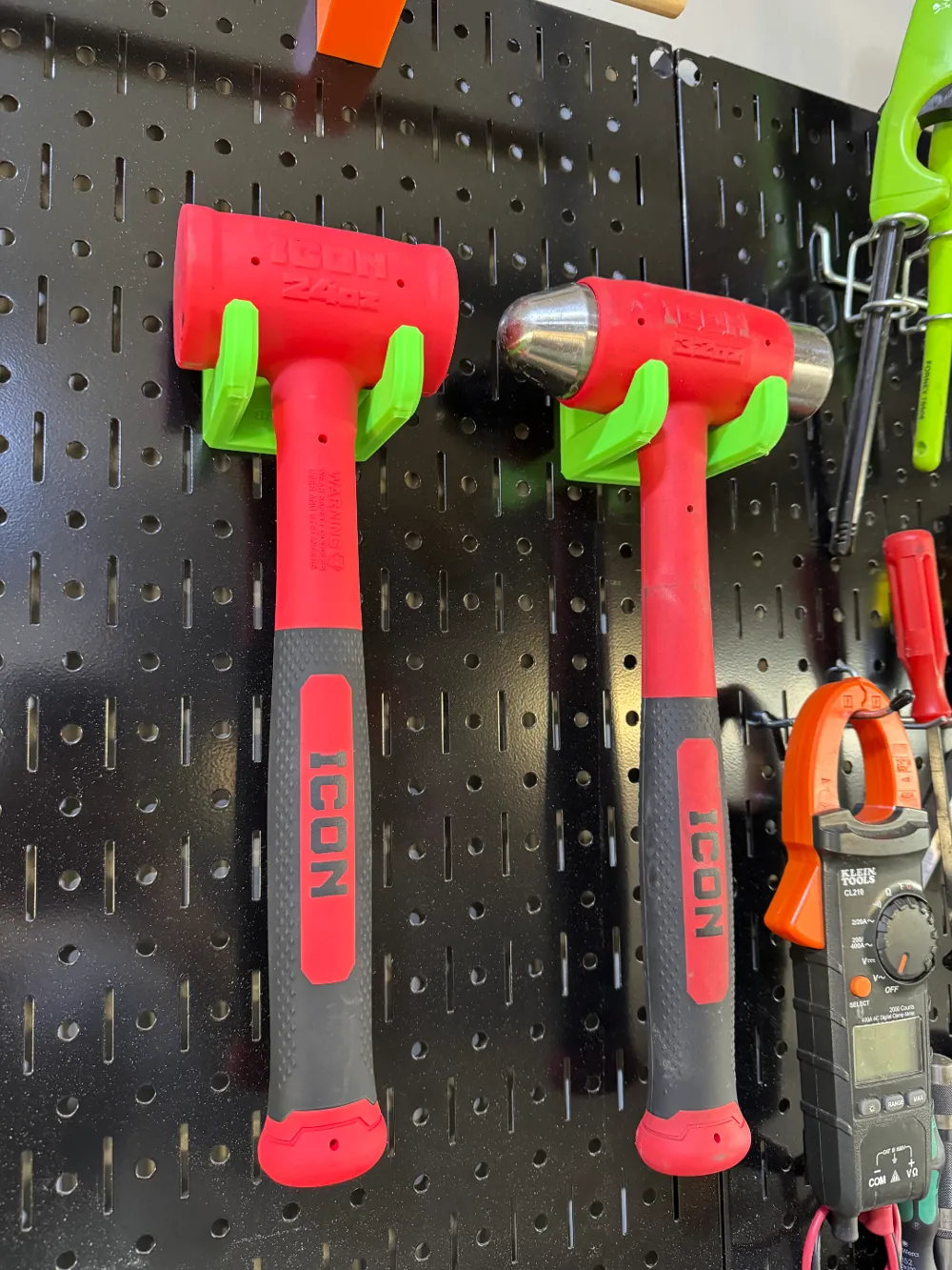 Wall Control Peg Board Hammer Holder by DeadHead - MakerWorld