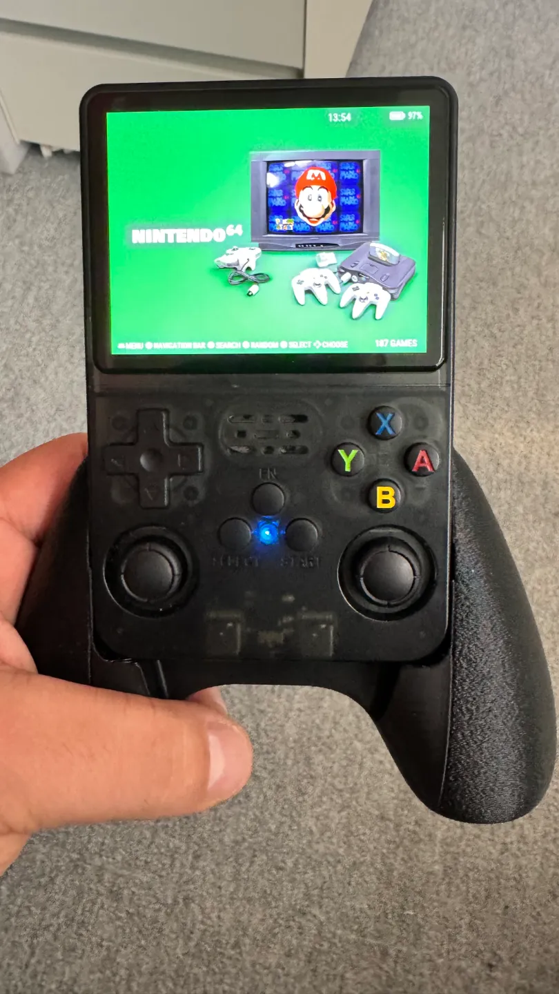 R35S/R36S Grip - Impresionante Retro Gaming Remezclado por MILK+3D ...