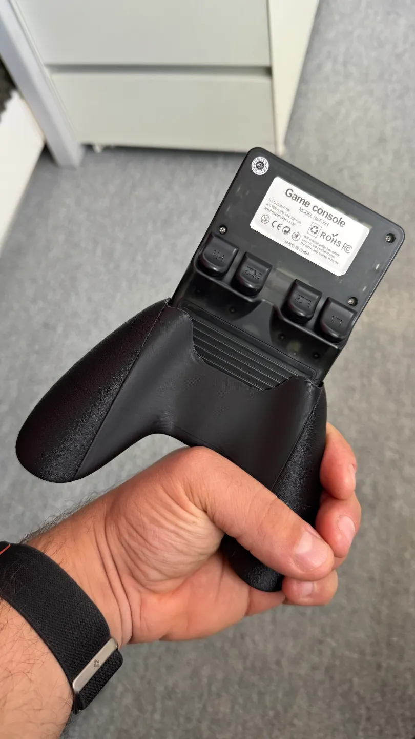 R35S/R36S Grip - Awesome Retro Gaming Remixed by MILK+3D - MakerWorld