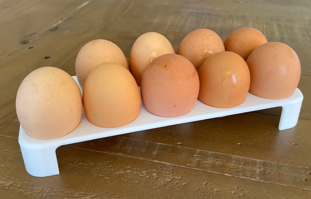 Egg Tray for 10 Eggs. Suits Samsung Fridge by The Naked Ninja - MakerWorld