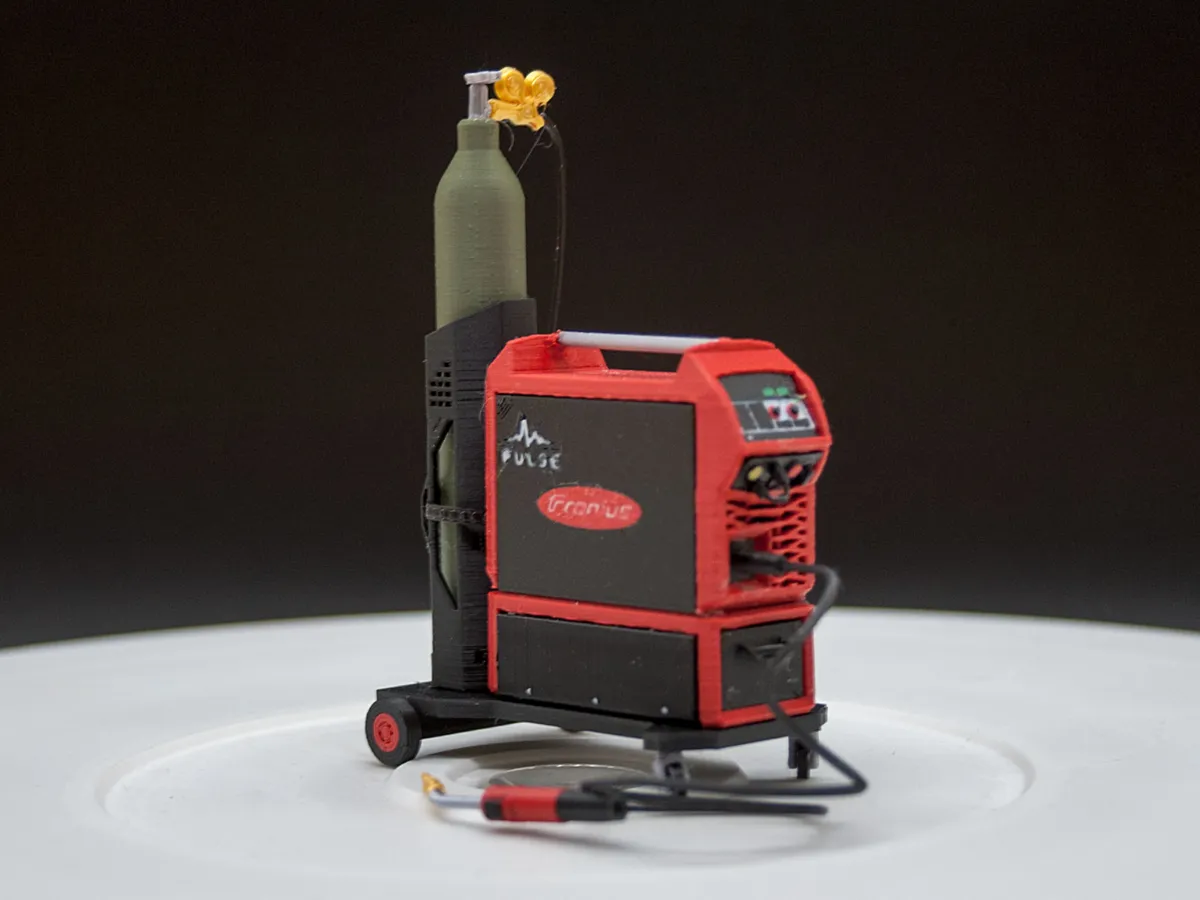 Miniature Welder for Garage Diorama, scale 1:18 - Free 3D Print Model ...
