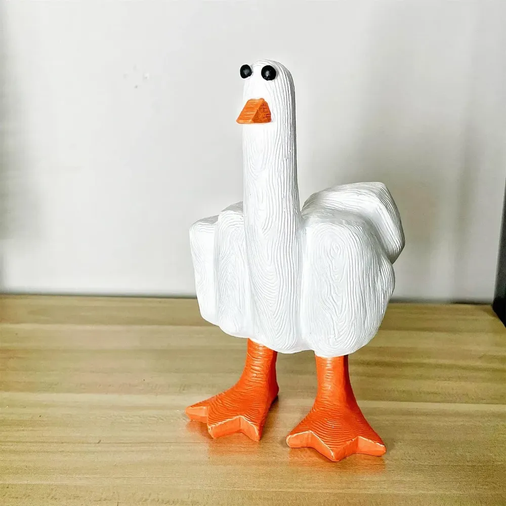 Middle finger duck Duck duck, I have a middle finger Civilized duck ...