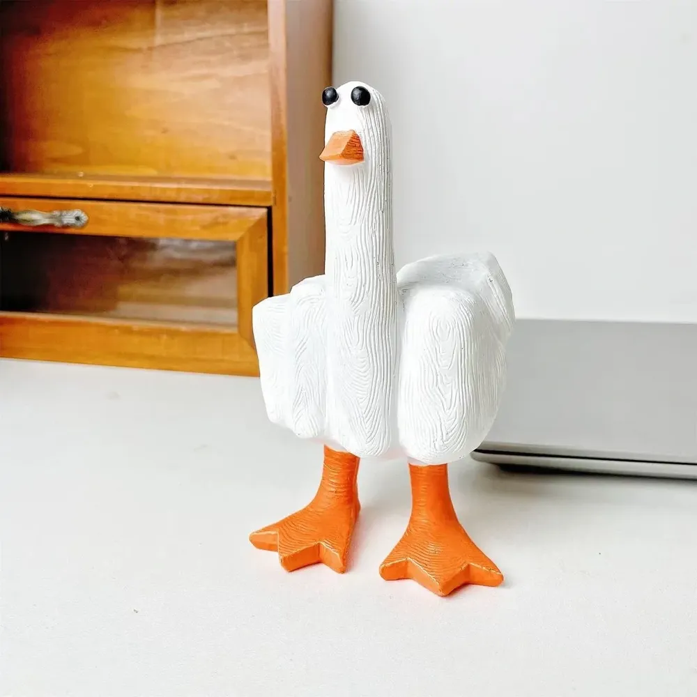 Middle finger duck Duck duck, I have a middle finger Civilized duck ...