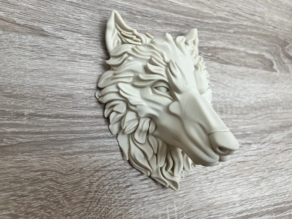 Wolf wallart relief 3D by Future 3D MakerWorld: Download Free 3D Models
