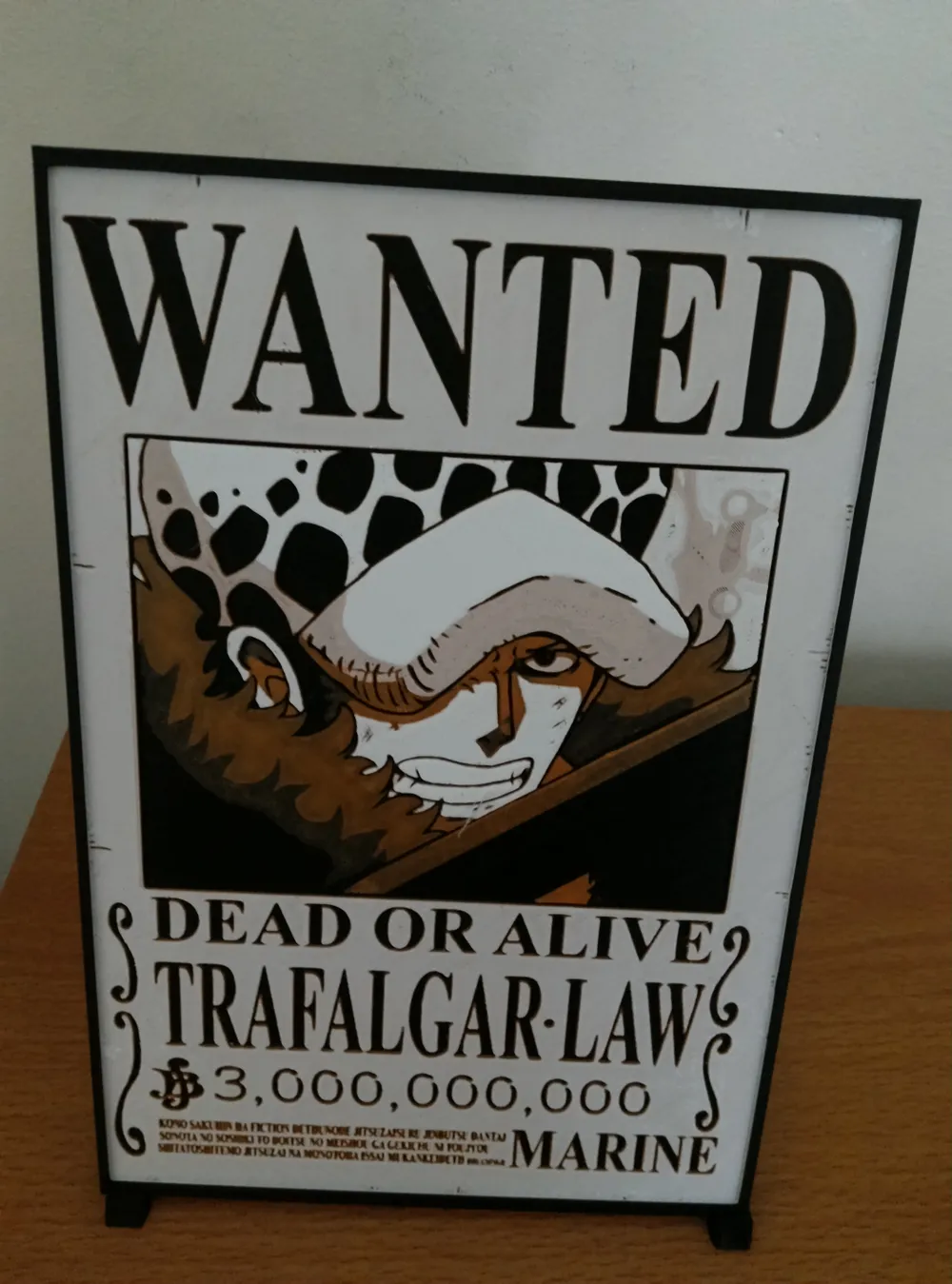 Law wanted one piece by Xayrinoke - MakerWorld