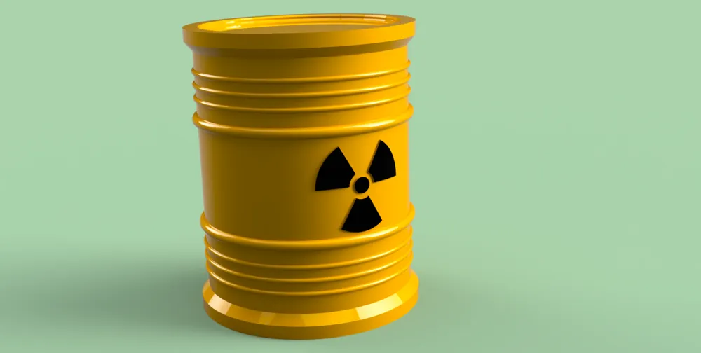 Radioactive Waste Barrel Screw Top Container - Free 3D Print Model ...