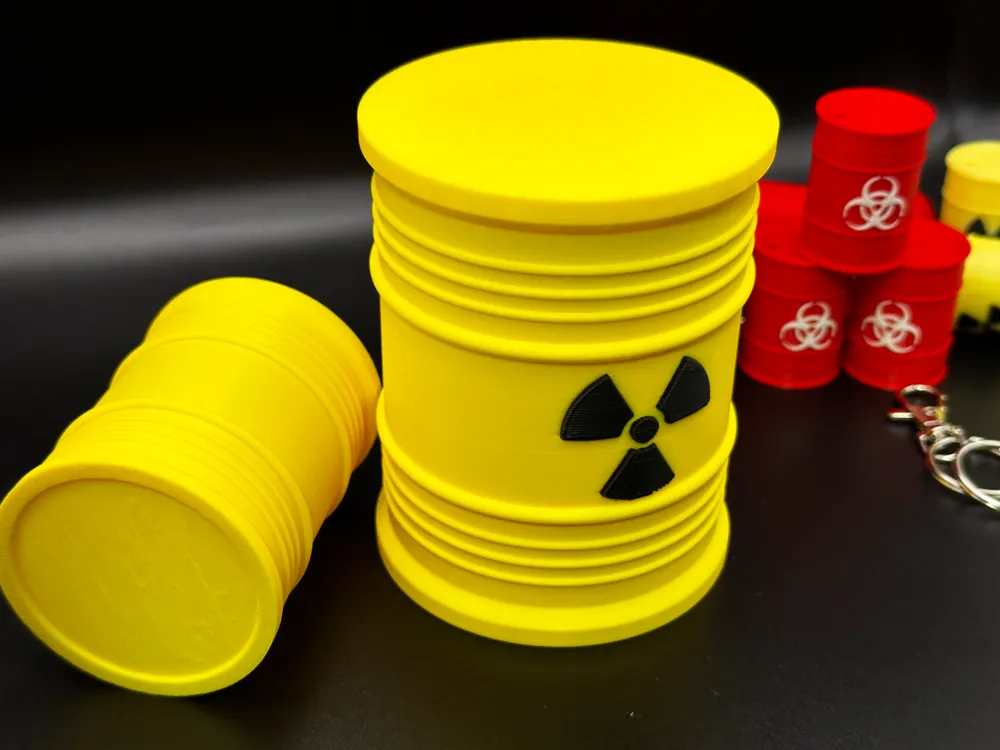 Radioactive Waste Barrel Screw Top Container - Free 3D Print Model ...