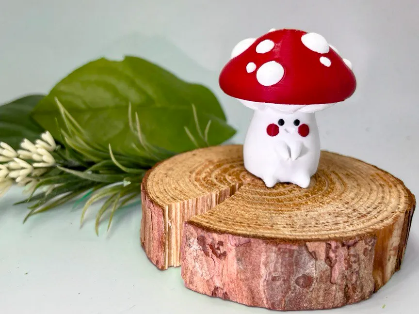 Cute mushroom by Cy-Bea MakerWorld: Download Free 3D Models