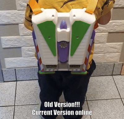 Buzz Lightyear FULL MOTORIZED Jetpack by Laser&Layer Concept MakerWorld ...