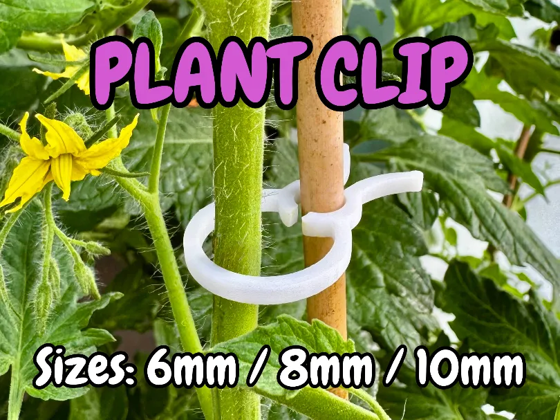 Plant Clip / Tomato Clamp - Free 3D Print Model - MakerWorld