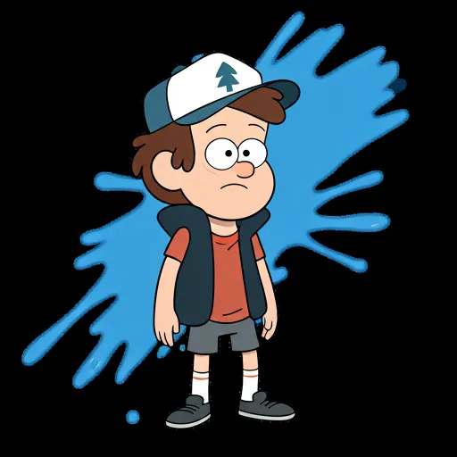 dipper pines lithophane - Free 3D Print Model - MakerWorld