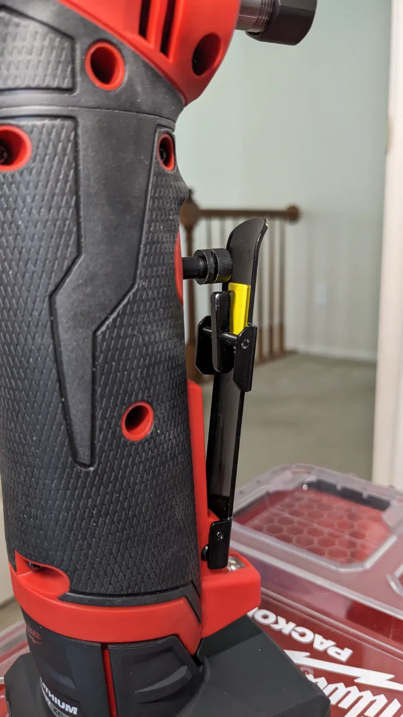 Lock Hold Back For Milwaukee M12 Grinder by CK Designs - MakerWorld