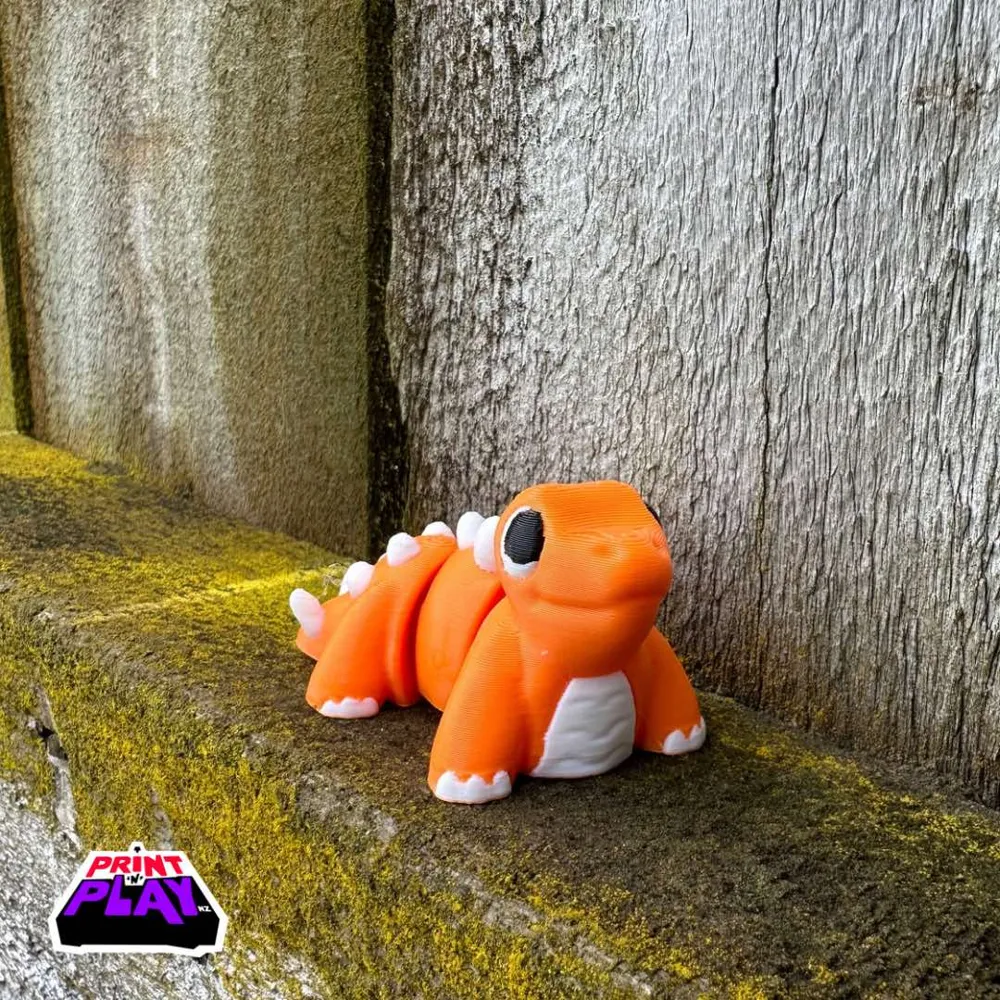Flexi Stegosaurus Dino & Keychain ( Mini ) - Free 3D Print Model ...