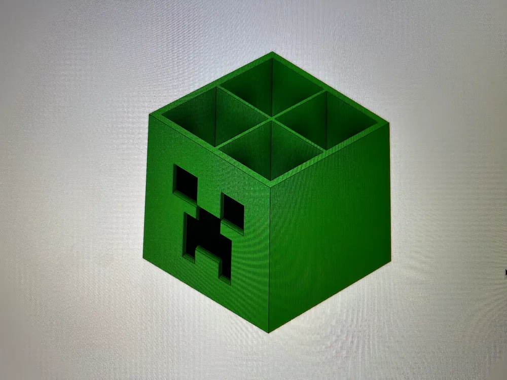 Minecraft desk organiser by KENPRINT - MakerWorld