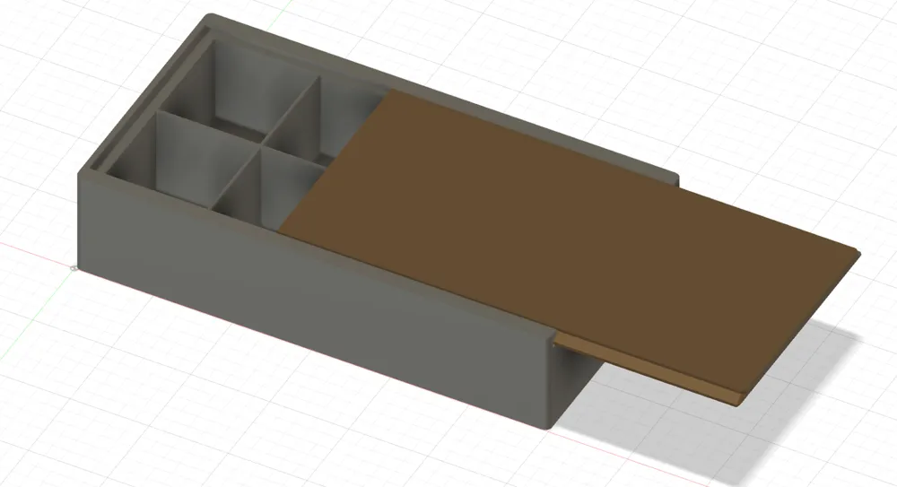 Screw box with sliding lid small parts organizer by Tim MakerWorld ...
