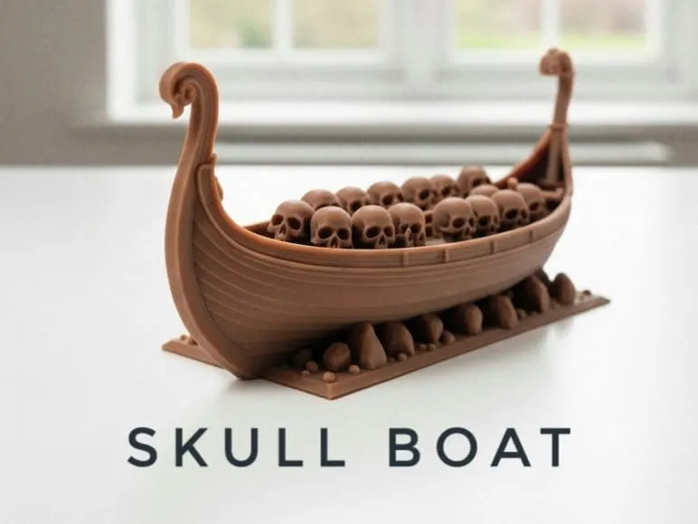 Skull Boat by 3D Vision MakerWorld: Download Free 3D Models