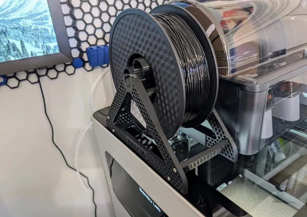 H2D AMS 2 Pro bracket for Filament Spool Holder by PrintAndGiggle ...