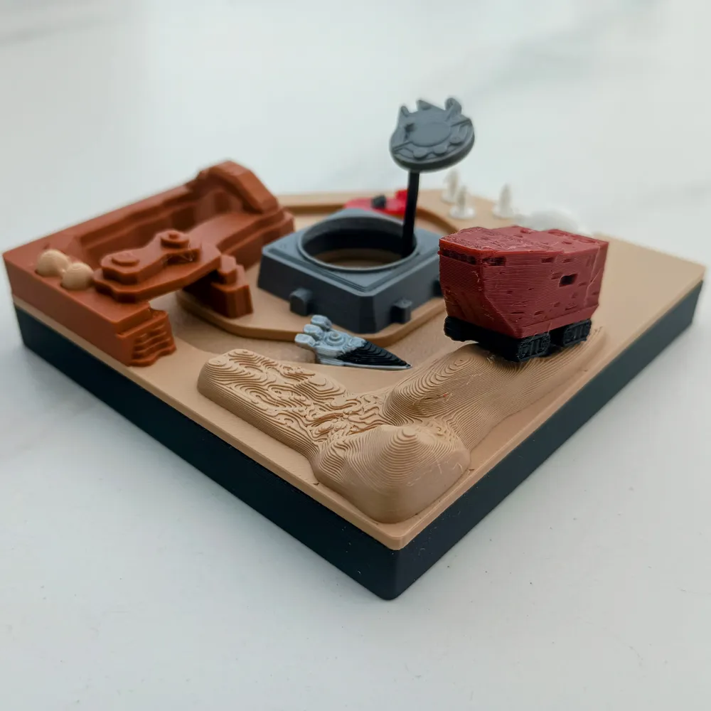 Mini Tatooine - Star Wars Functional Diorama - Free 3D Print Model ...