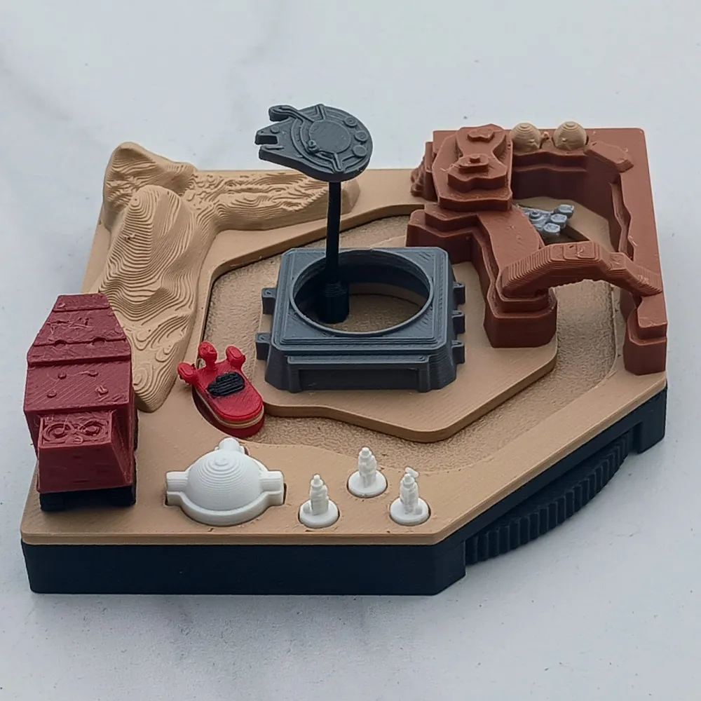 Mini Tatooine - Star Wars Functional Diorama - Free 3D Print Model ...