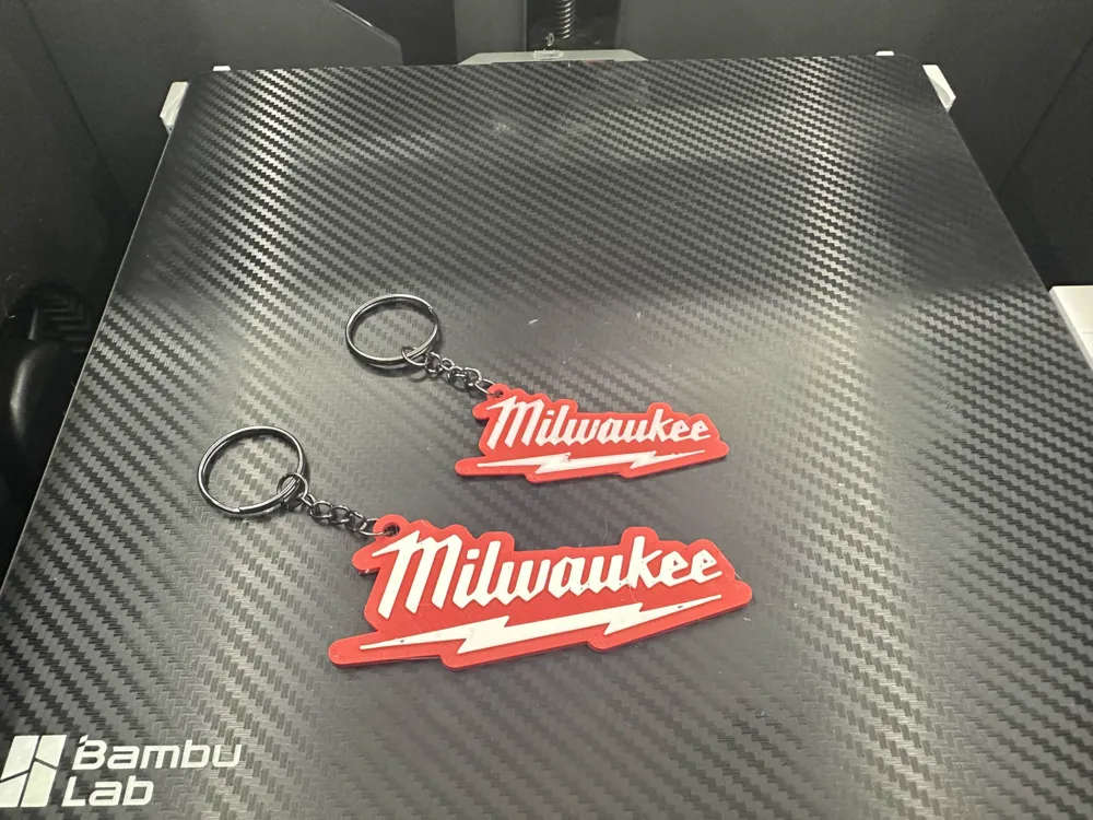 Milwaukee Keychain by bouc MakerWorld: Download Free 3D Models