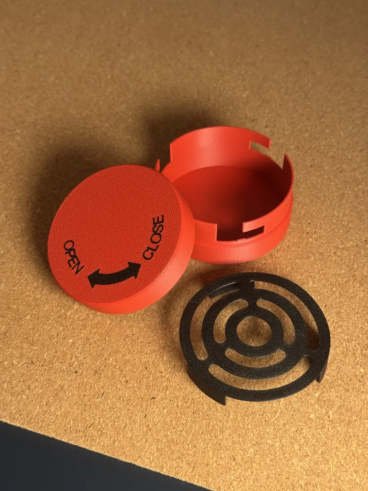 Runder Seifen Behälter mit Abtropfgitter – Kostenloses 3D-Druckmodell ...