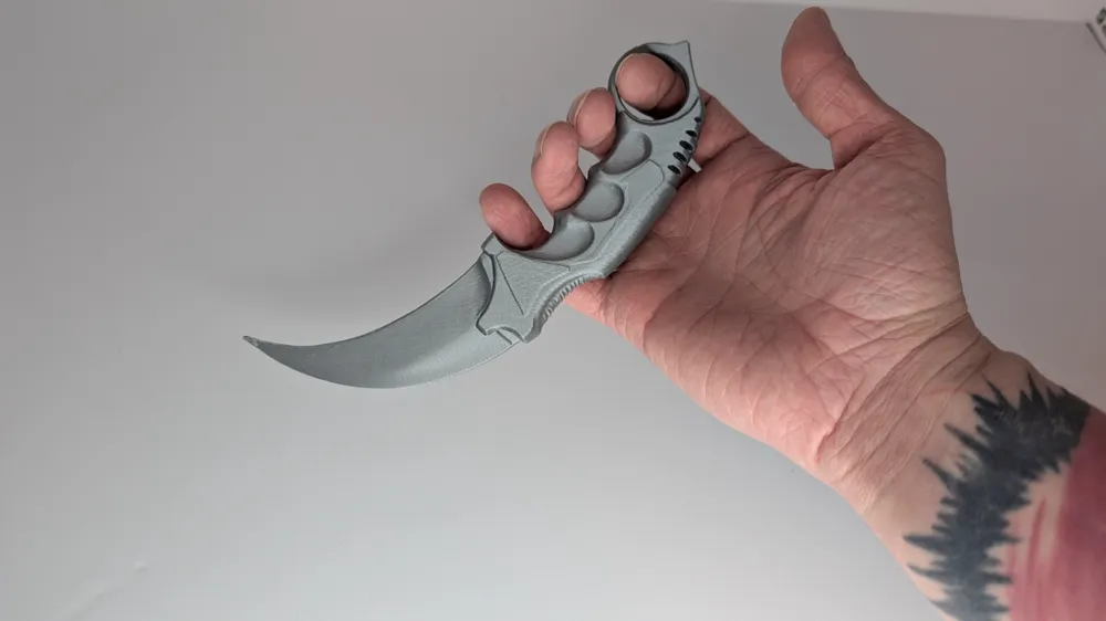 Custom kerambit knife CS2 inspired by Eugene MakerWorld: Download Free ...