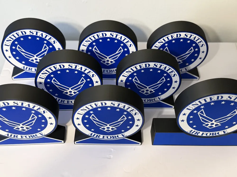 UNITED STATES AIR FORCE NAME PLATE PLACE HOLDER - Free 3D Print Model ...