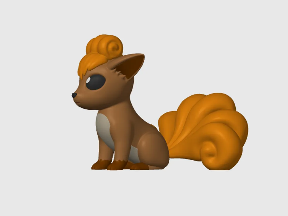 Vulpix Multicolor by entroisdimensions_figurine MakerWorld: Download ...