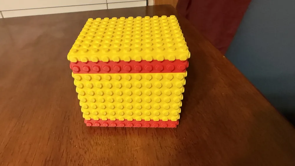 Buildable Brick Box - Free 3D Print Model - MakerWorld