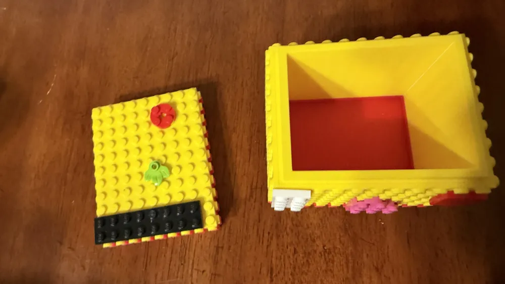 Buildable Brick Box - Free 3D Print Model - MakerWorld