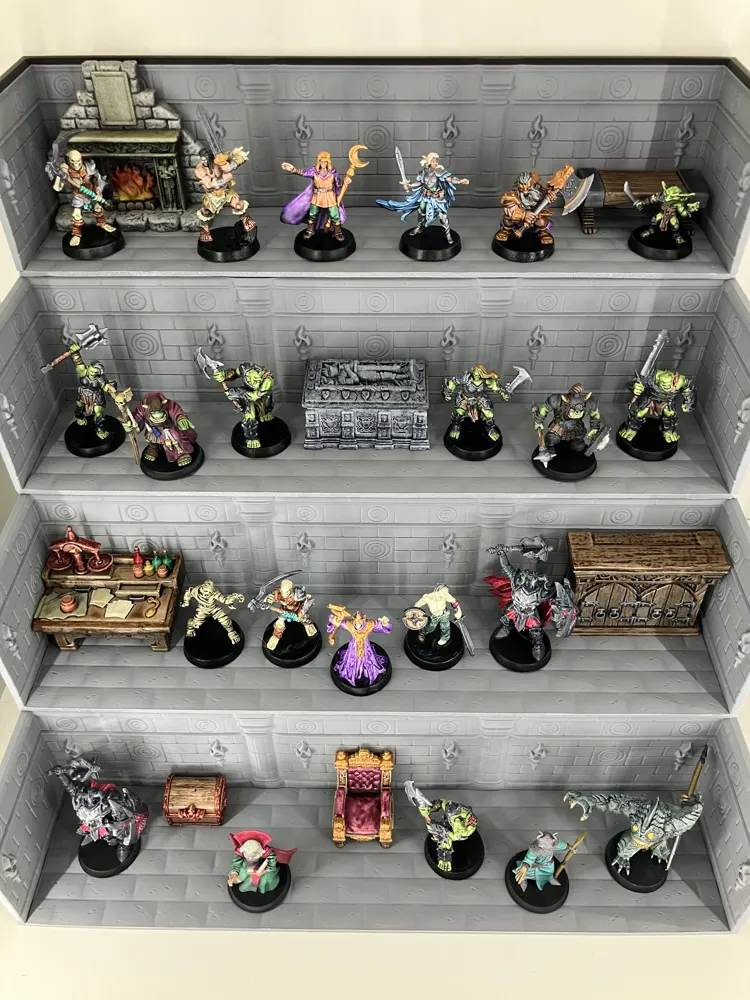 Modular display stand for 28mm miniatures - Free 3D Print Model ...