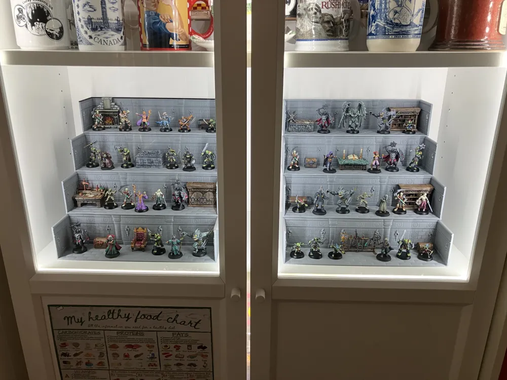 Modular display stand for 28mm miniatures - Free 3D Print Model ...