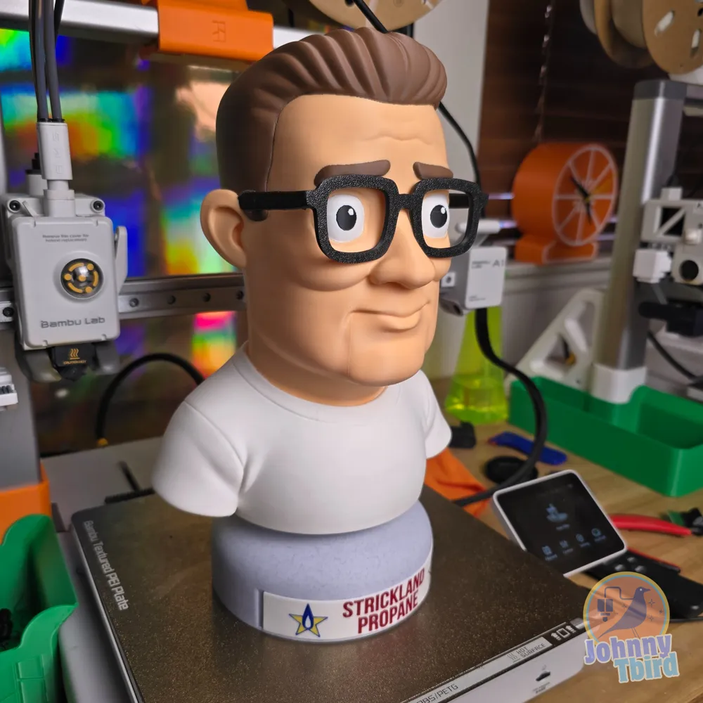 Hank Hill King Of The Hill Bust Strickland Propane by johnnyTbird ...