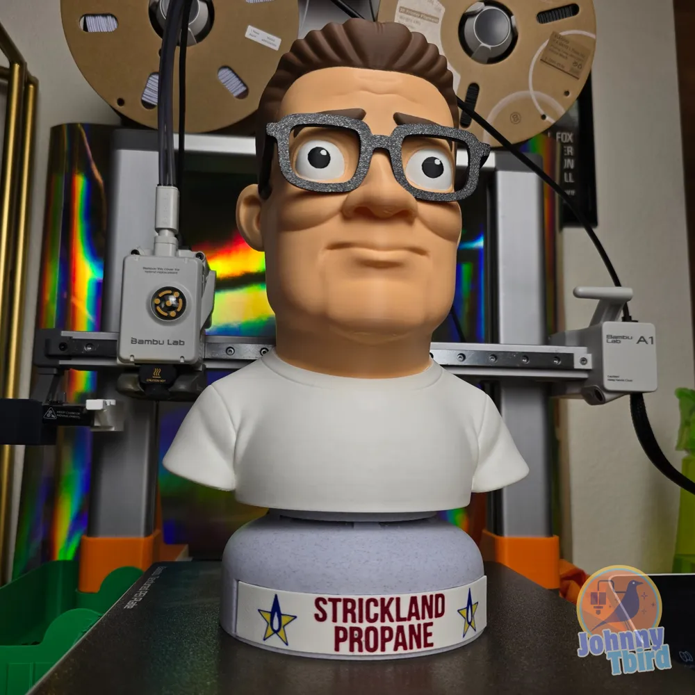 Hank Hill King Of The Hill Büste Strickland Propane von johnnyTbird MakerWorld: Kostenlose 3D ...