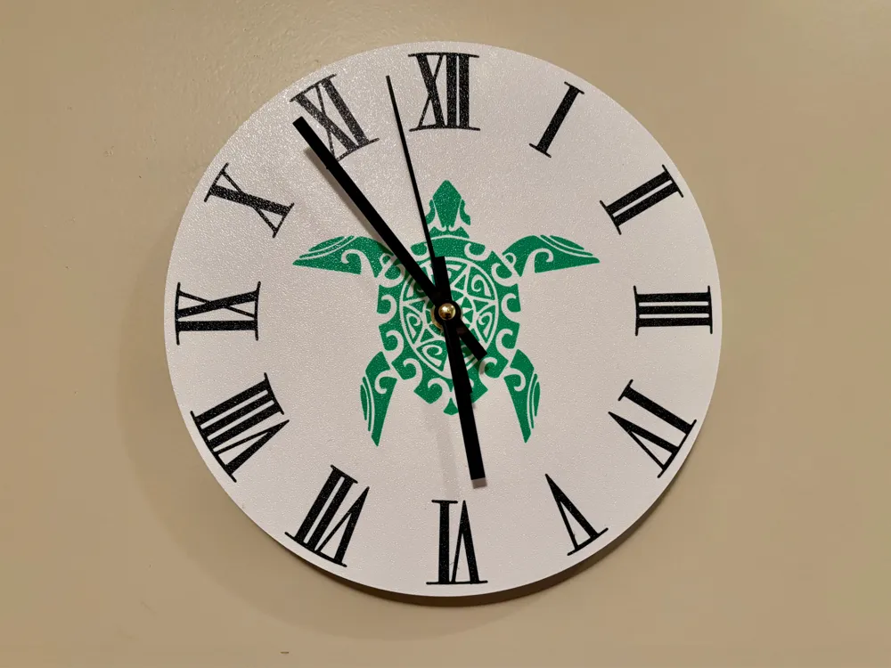 Geometric Turtle Clock (Bambu Components Kit 011) by Bond Built ...