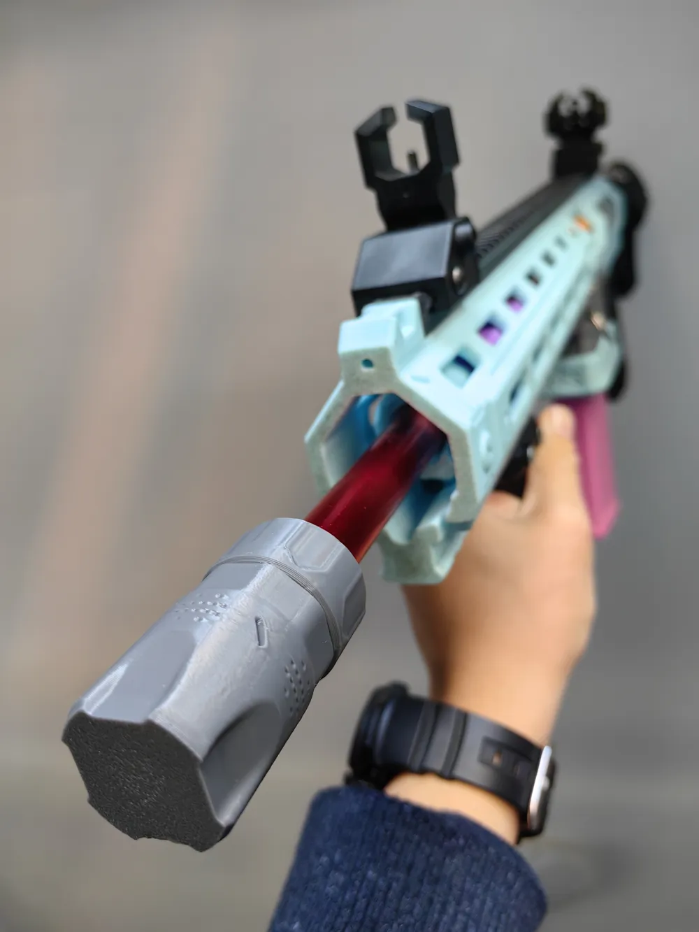 nerf dry fire training device 手拉专用干火训练保护头 来自 逸 MakerWorld：免费下载 3D 模型