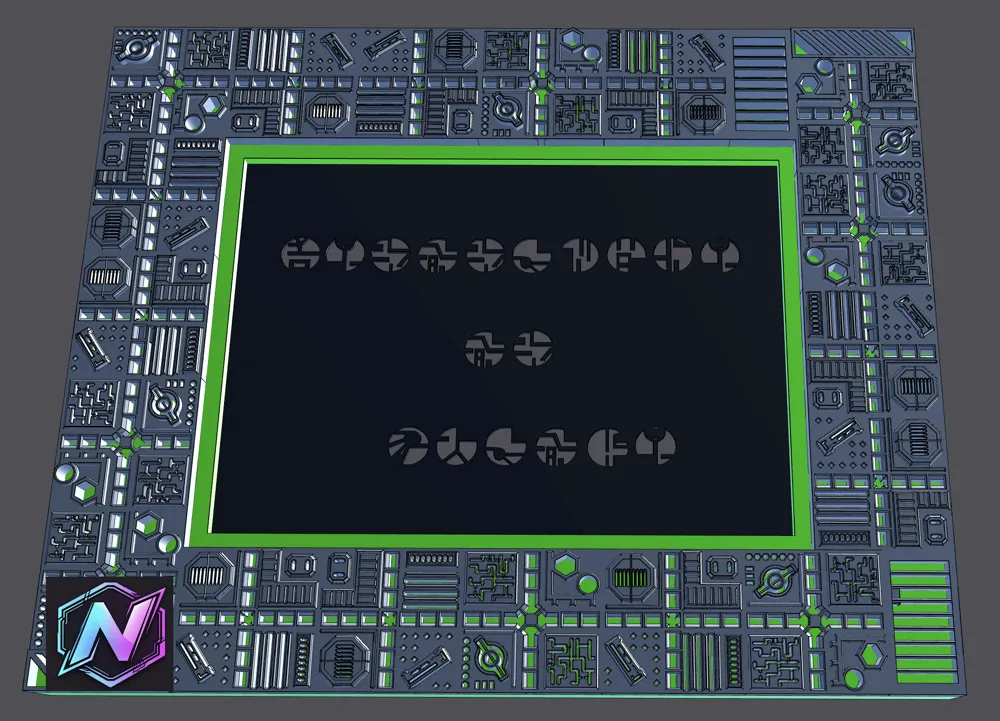 Borg Assimilation Photo Frame – Star Trek - Free 3D Print Model ...