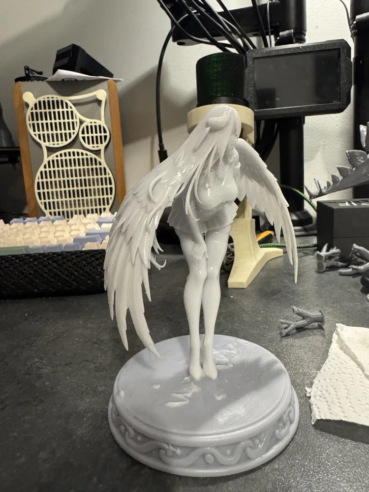 Albedo | Overlord Guardian Figure - Free 3D Print Model - MakerWorld