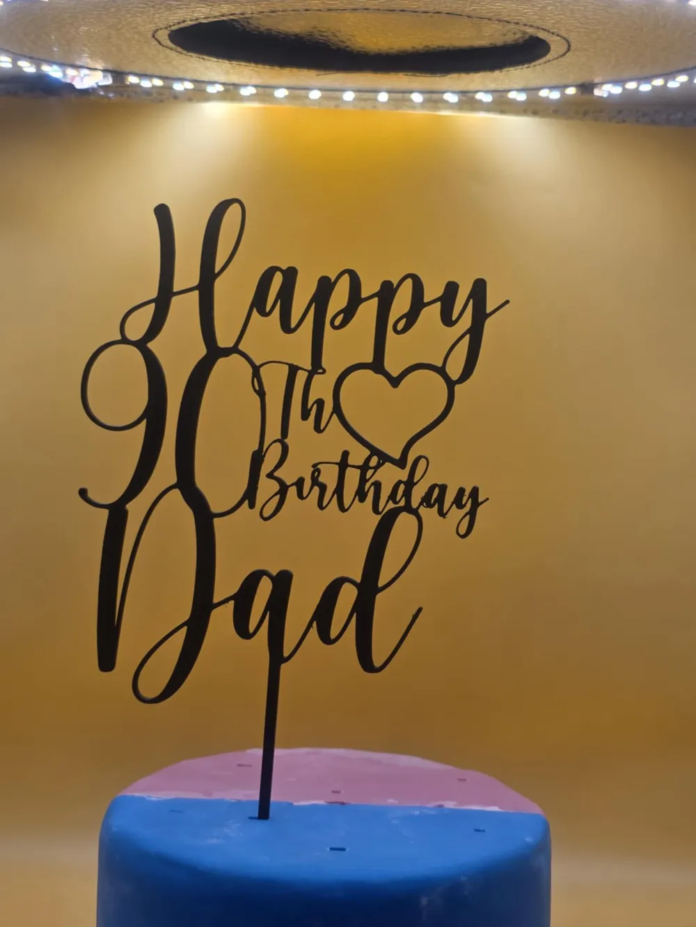 Happy 90th Dad - Free 3D Print Model - MakerWorld