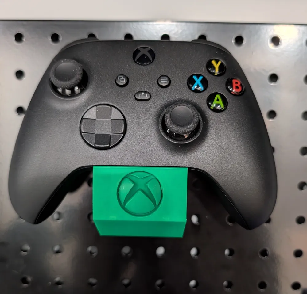 Xbox controller holder pegboard mount - gyroid - Free 3D Print Model ...