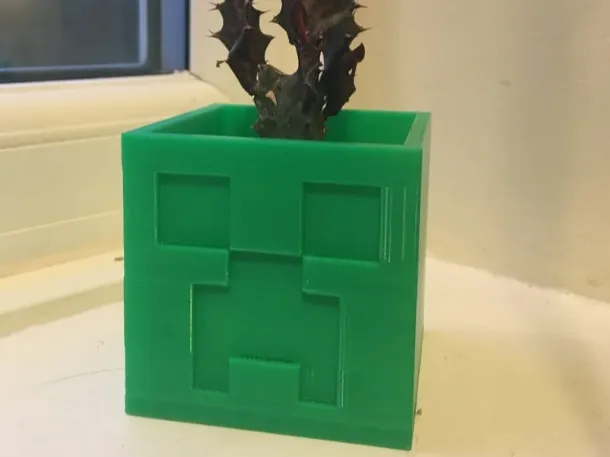Minecraft Creeper Planter / Pot by The Pc Professor - MakerWorld