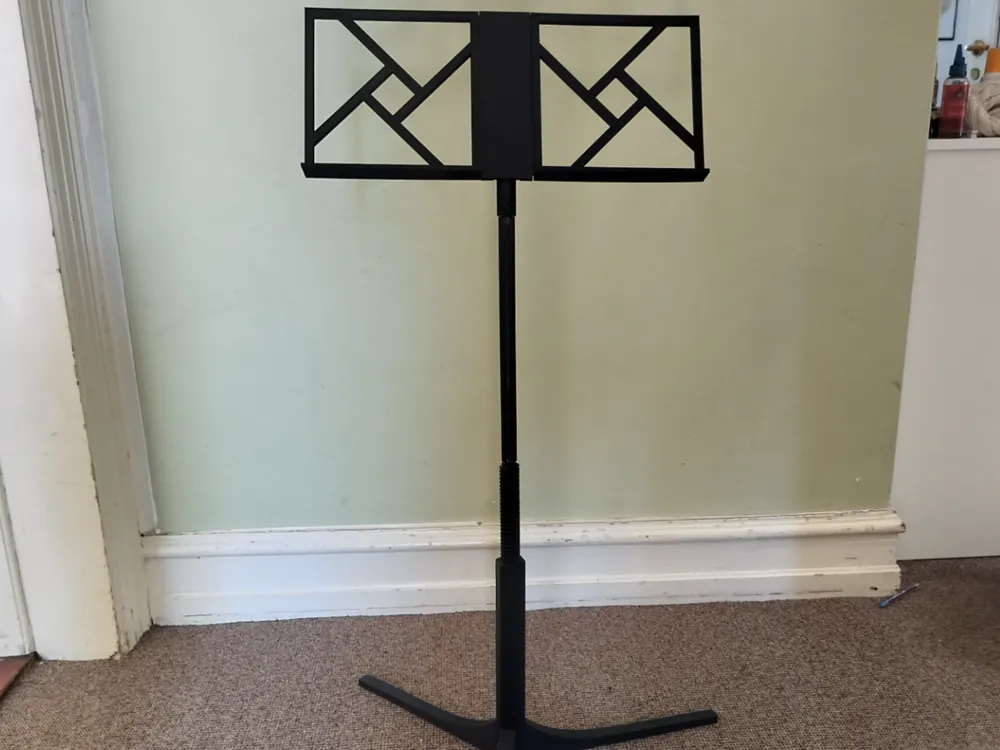 Sheet Music Stand - Free 3D Print Model - MakerWorld