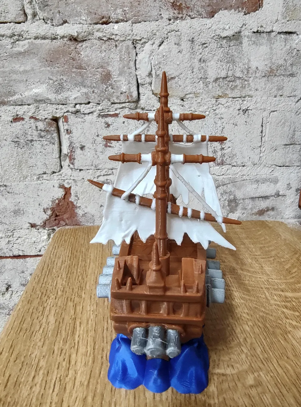 Demon Pirate Ship - Free 3D Print Model - MakerWorld