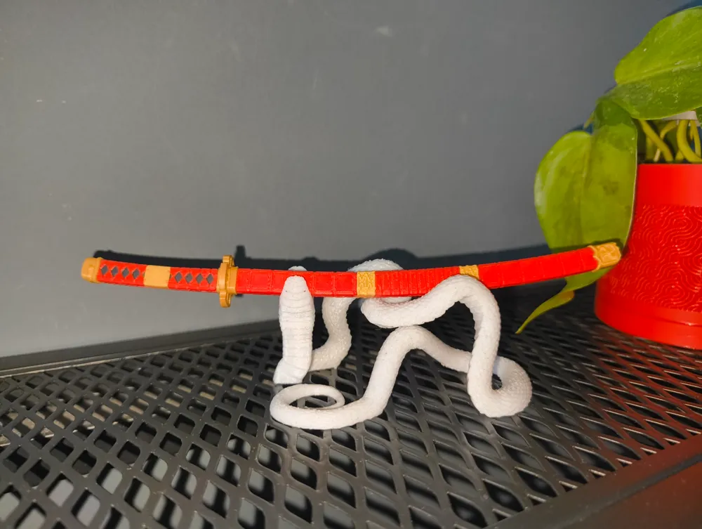 SNAKE KATANA STAND by YUME PROJECTS MakerWorld: Download Free 3D Models