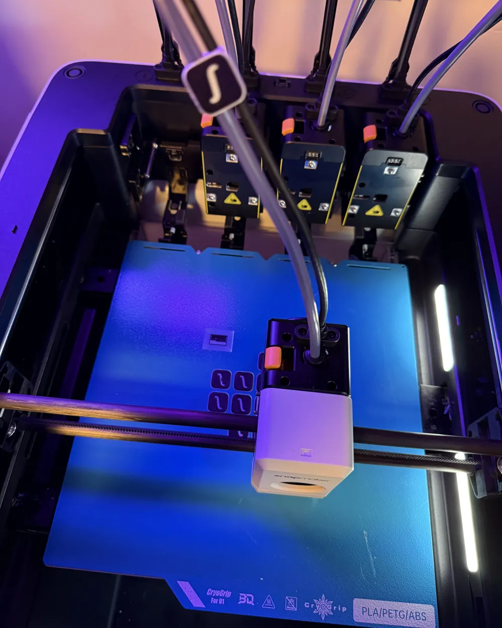 SNAPMAKER U1 - PTFE HOLDER LOGO CLIP - Free 3D Print Model - MakerWorld