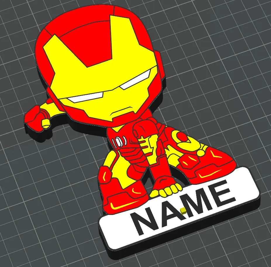 Iron Man - your name by DaViNcHi MakerWorld: Download Free 3D Models