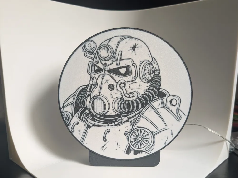 Fallout Power Armor Light Box - Free 3D Print Model - MakerWorld