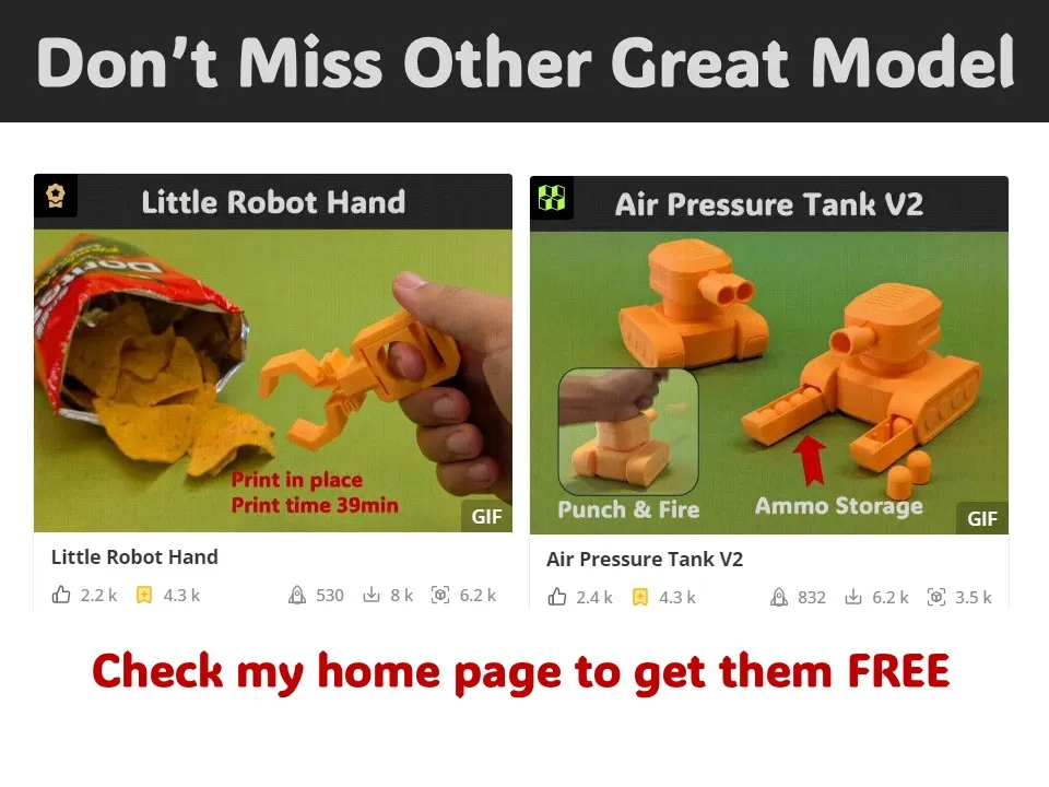 Big Robot hand by Patopato_Design MakerWorld: Download Free 3D Models